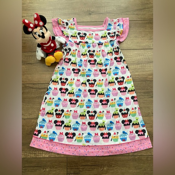 Disney | Pajamas | Disney Girls Donut Cake Sprinkles Pajamas Dress With ...